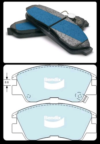 Bendix General CT Brake Pad Set Front DB1113 GCT fits Mitsubishi ...