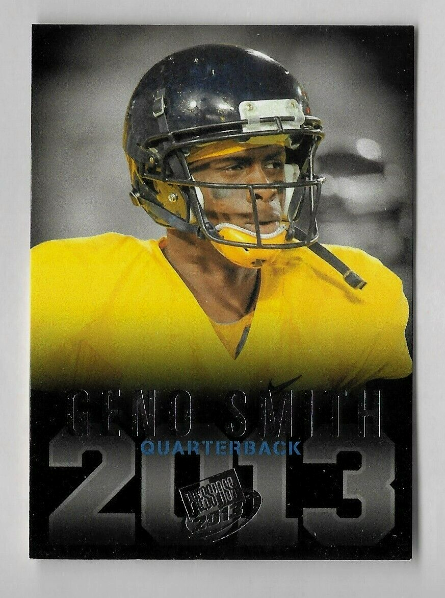 GENO SMITH 2013 PRESS PASS ROOKIE RC CARD #40 | eBay