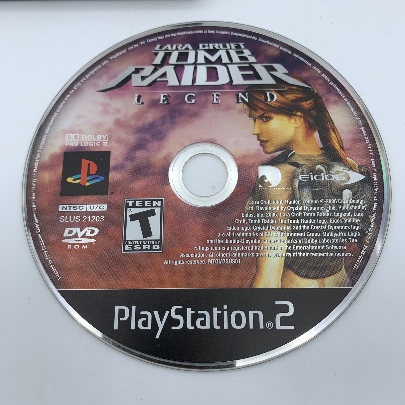 Lara Croft: Tomb Raider: Legend (Sony PlayStation 2 PS2 2006) Complete ...