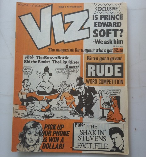 UK Comics Viz Magazine Australia Number 4 1989 Near Mint Adult Humour ...