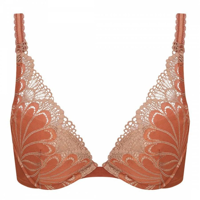 34E Push Up Wonderbra By Gossard - Coffee Cream Lace Animal Print for ...