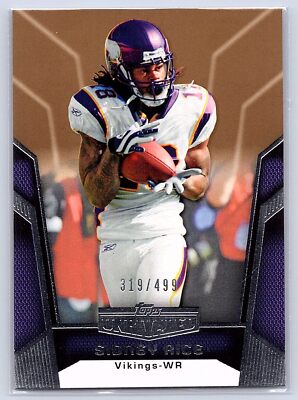 2010 Topps Unrivaled #69 Sidney Rice /499 Excellent | eBay