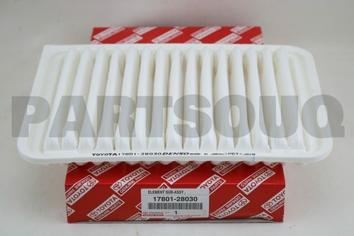1780128030 Genuine Toyota ELEMENT SUB-ASSY, AIR CLEANER FILTER 17801 ...