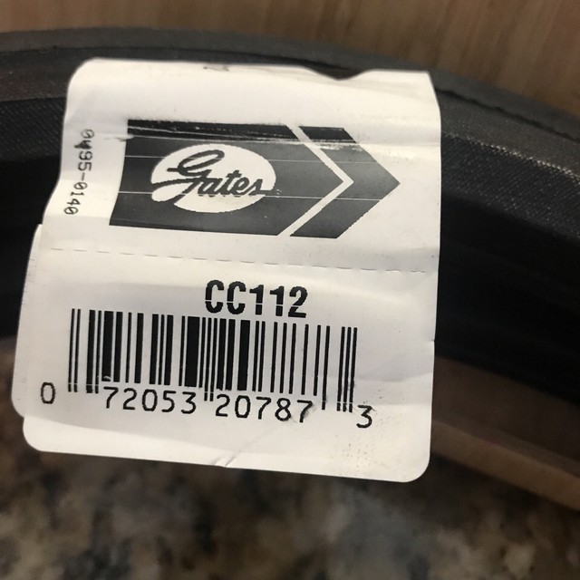 Gates Hi-Power II Double Belt CC112 B0 for sale online | eBay