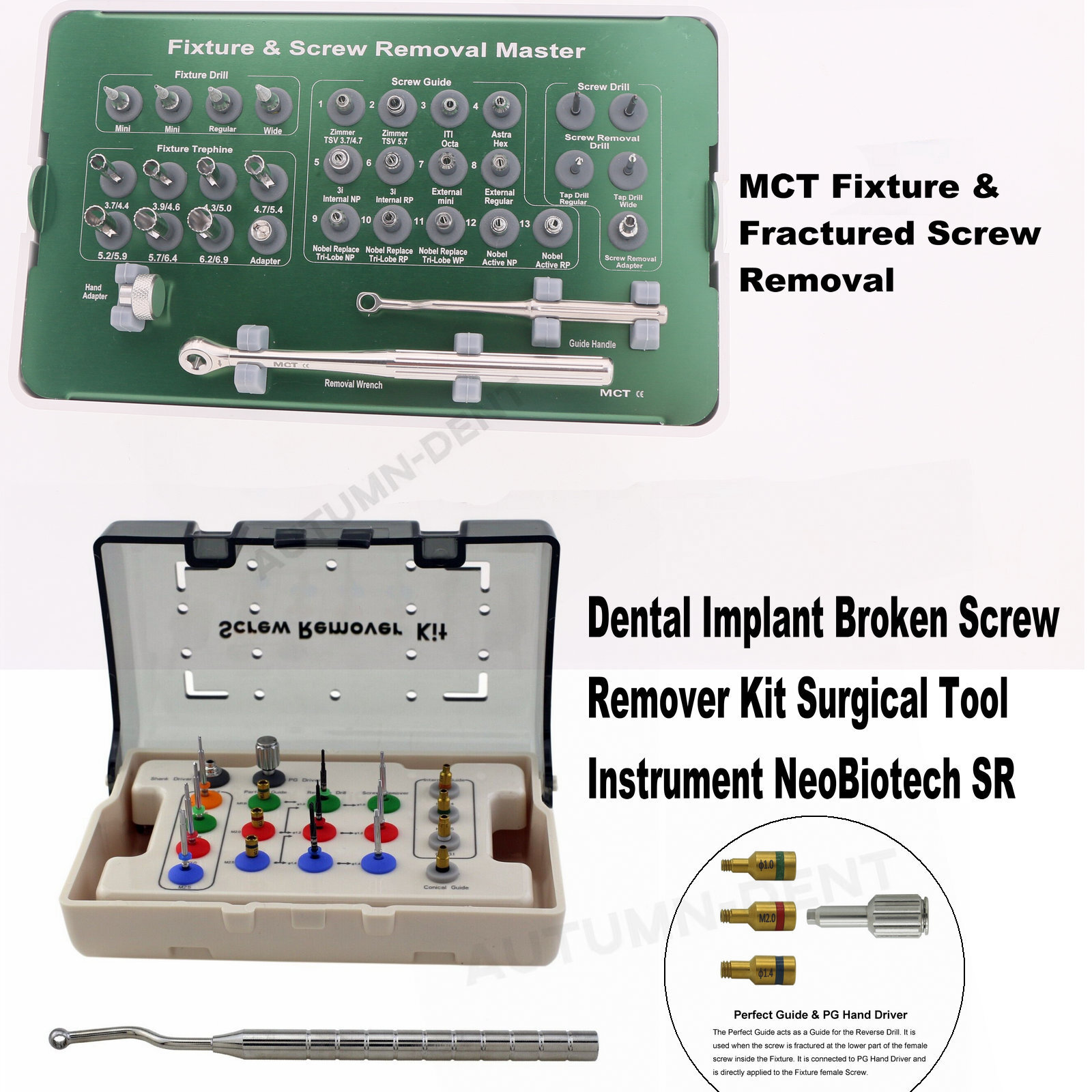 Universal Implant & Fractured Screw Removal Kits Master FSRK-02 ...