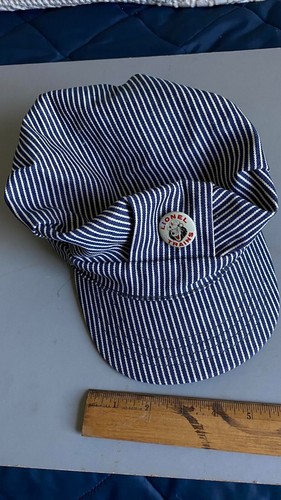 TRAIN ENGINEER HAT WITH LIONEL PIN | eBay