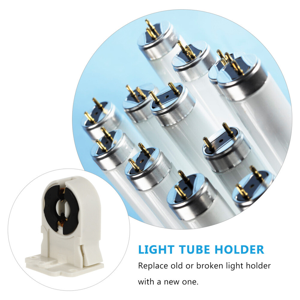 Fluorescent Tube Sockets T8 & T12 Lamp Holder Fluorescent Light Socket