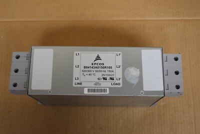 Epcos EMC Power Line Filter Cat No. B84143A0150R105 | eBay
