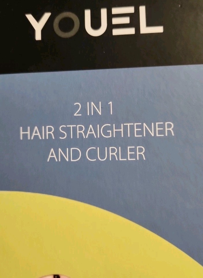 Youel 2 & 1 Hair Straightener And Curler NEW Orange | eBay