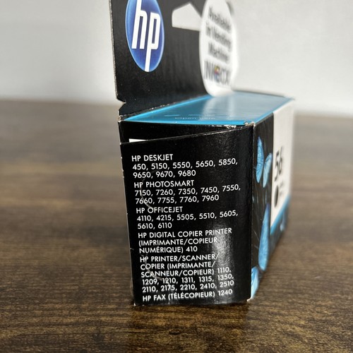 Genuine OEM HP 56 Black Ink Cartridge C6656AN Expired AUG 2018 Sealed ...