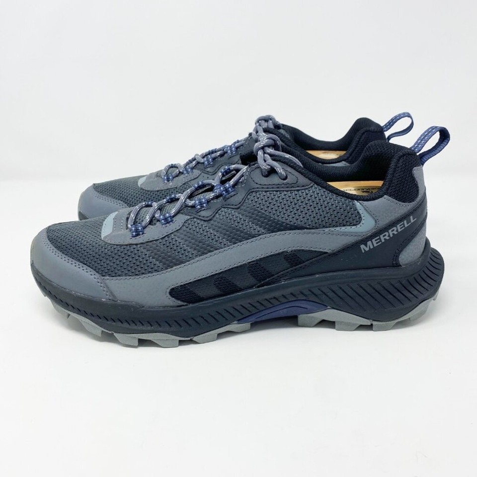 Merrell Gray Speed Strike 2 Sneakers Men's Size 9.5 EUC Lace Up Hiking ...
