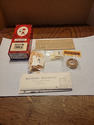 Vtg.Campbell Scale Models 371 - 1295 HO Scale Matthews Merchantile ...