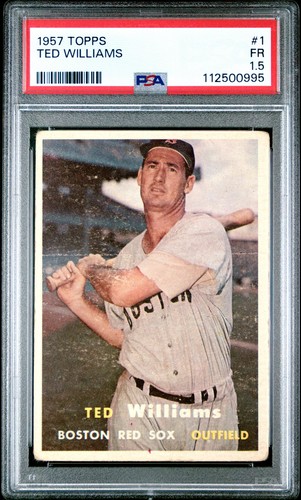 1957 TOPPS #1 TED WILLIAMS PSA 1.5 | eBay