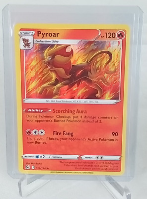Pyroar 29/196 Rare Foil Pokémon Card 2022 | eBay