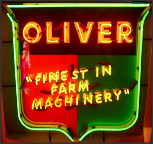 Oliver Finest in Farm Machinery Light Lamp Neon Sign 24"x20" With HD ...
