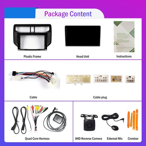 Android Car Stereo Radio For Toyota Rush 2018 2019 Carplay GPS Navi ...