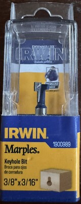 Irwin Marples Keyhole Router Bit with 3/8" x 3/16 (1900989) | eBay