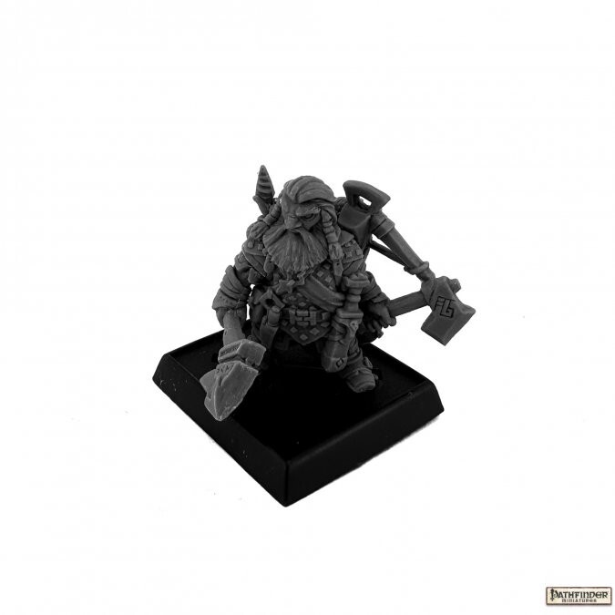 Reaper 89105 Harsk Iconic Ranger [2e] (Pathfinder Bones) Dwarf Warrior ...