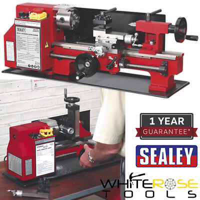 Sealey Metalworking Lathe Machine 300mm Between Centres Engineer 300W ...