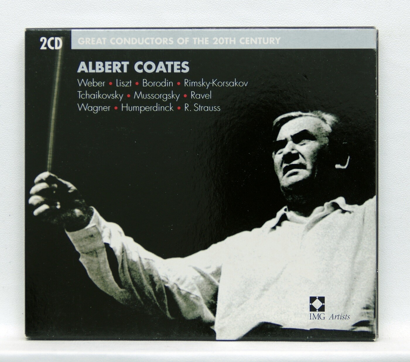 ALBERT COATES - WEBER LISZT RAVEL MUSSORGSKY TCHAIKOVSKY... EMI 2xCDs ...