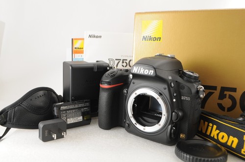 [Mint] Nikon D750 24.3MP Full Frame Digital SLR Camera Shutter Count ...