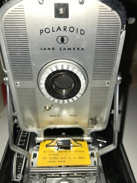 Vintage Polaroid Land Camera Speedliner Model 95A w/Box and original ...