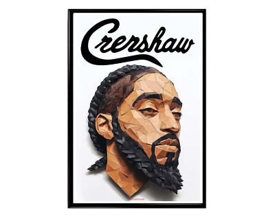 Nipsey Hussle Crenshaw Poster Hypebeast Rap Art Hip Hop Music Print ...