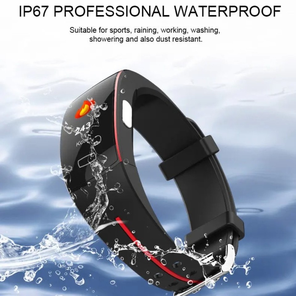 Smart Health Bracelet For Men/Women Blood Pressure Heart Rate Fitness ...