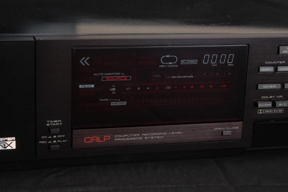 AKAI GX-R99 Cassette Deck Main Unit Only Power Confirmed Item Junk ...