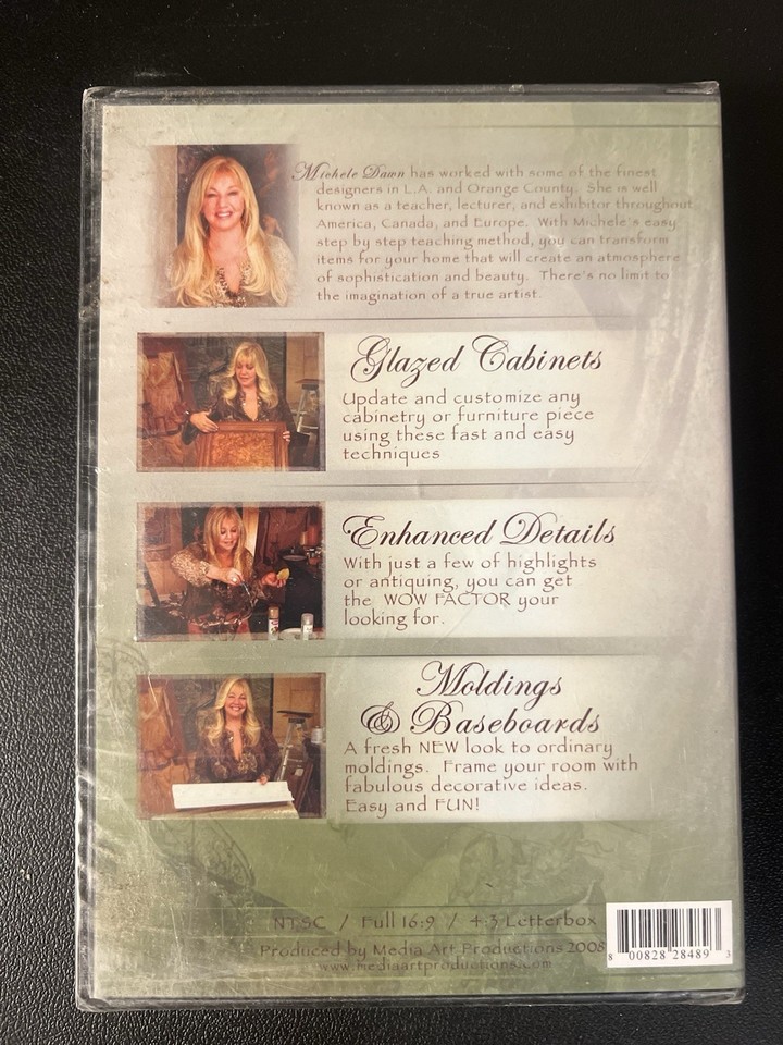 Decorative Wood Finishes with Michele Dawn Series 2 (DVD, 2008) New ...