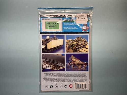 Eduard 1/35 Photo Etch for Trumpeter German Leopold Kit NEW/SEALED ...