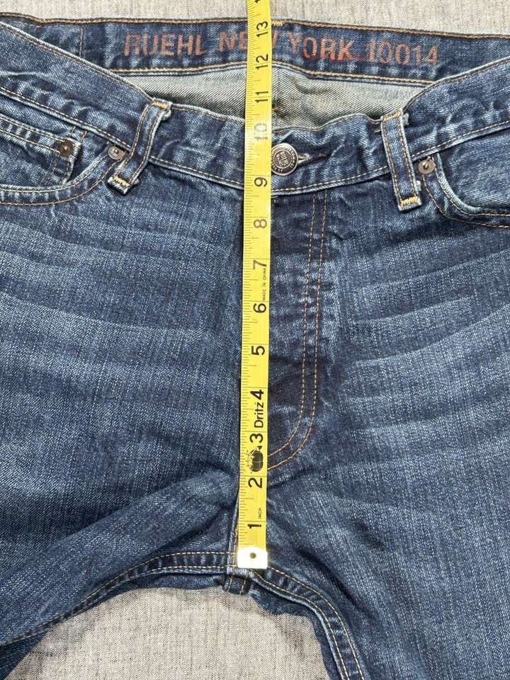 Vintage Y2K Ruehl 925 Morton Jeans Mens 32 x 30 Low Rise Button-Fly ...