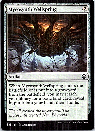 Mycosynth Wellspring Magic The Gathering Commander 2021 Light Play | eBay