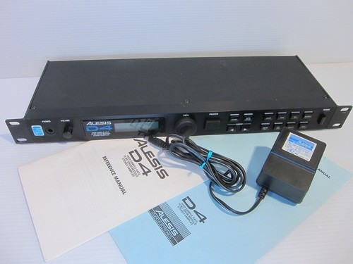 Alesis D4 Drum Rhythm Sound Source 16Bit Power Adapter Module Current ...