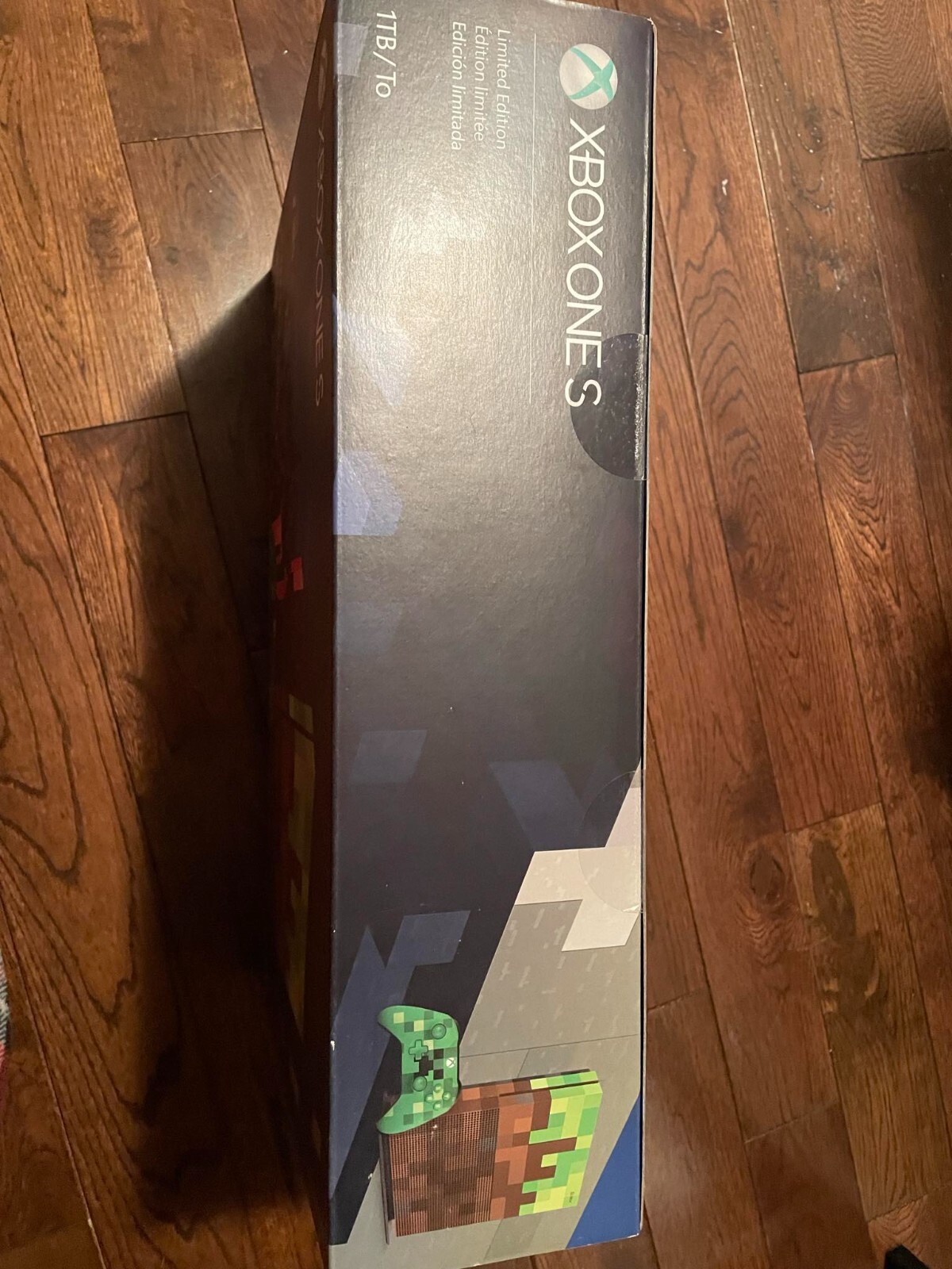 Microsoft Xbox One S Minecraft Limited Edition Bundle 1TB Green & Brown ...