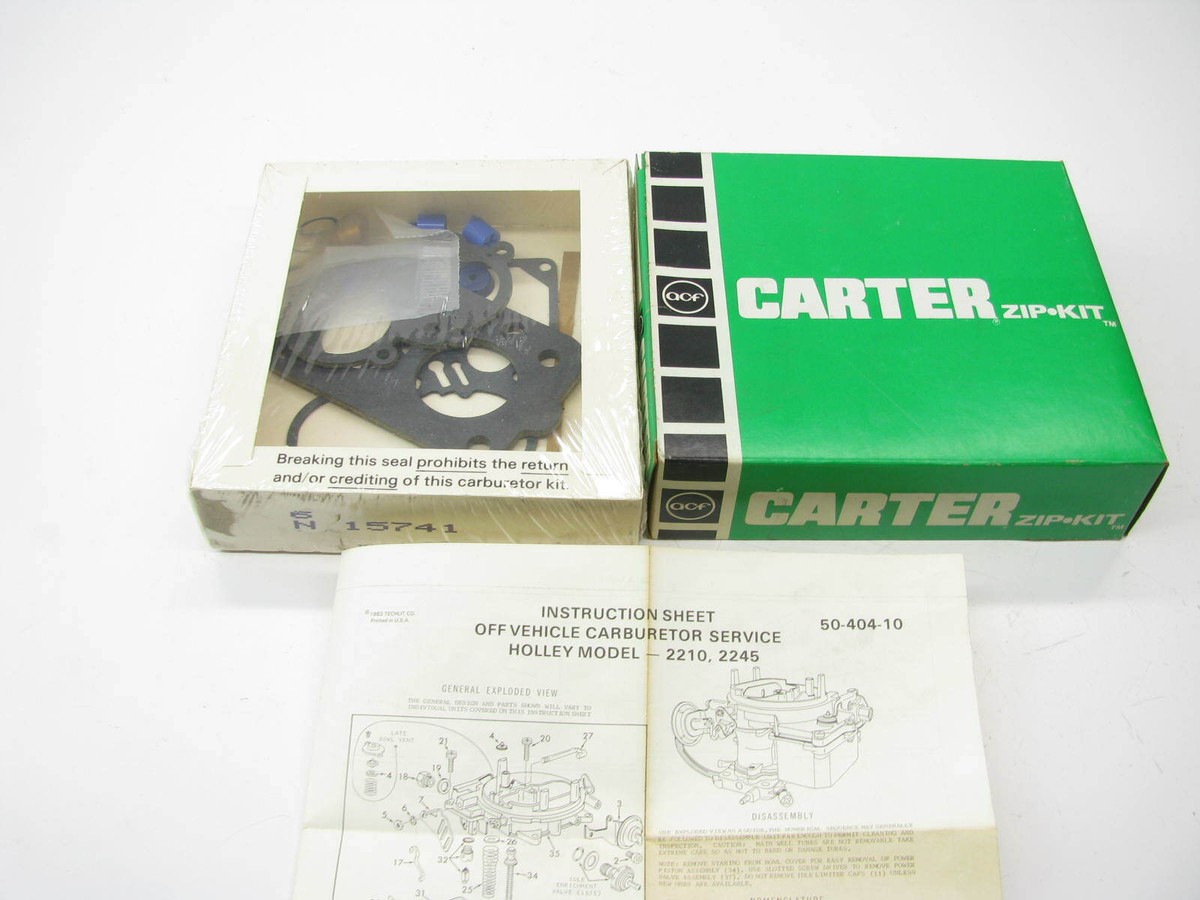 Holley 2210 Carburetor Exploded View