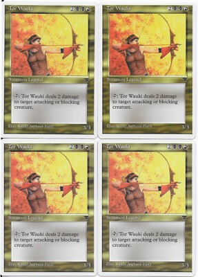 MTG: TOR WAUKI Chronicles UNCOMMON; played, Excellent condition x4 | eBay