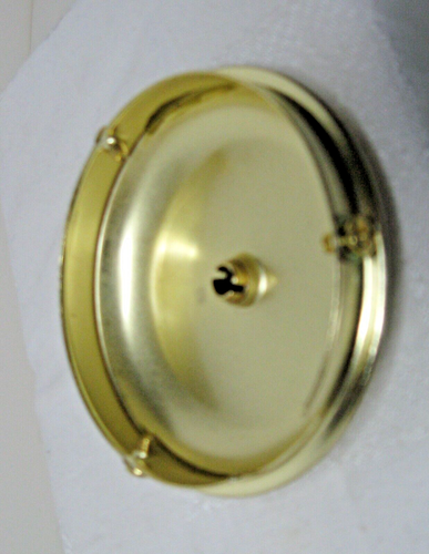 Polished Brass Ceiling Fan Cap, New, 3 3/4 Inches outside, 3 3/8" Screw ...