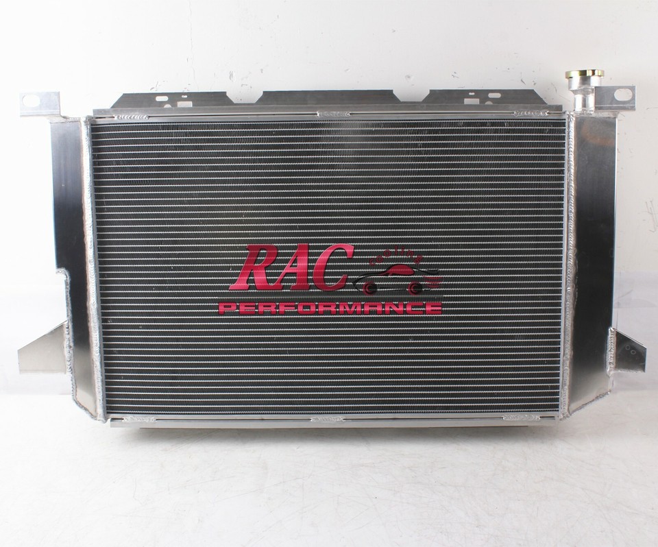 4 Row Aluminum Radiator for Ford 1985-1996 F-150 F-250 F-350 V8 351 460 ...