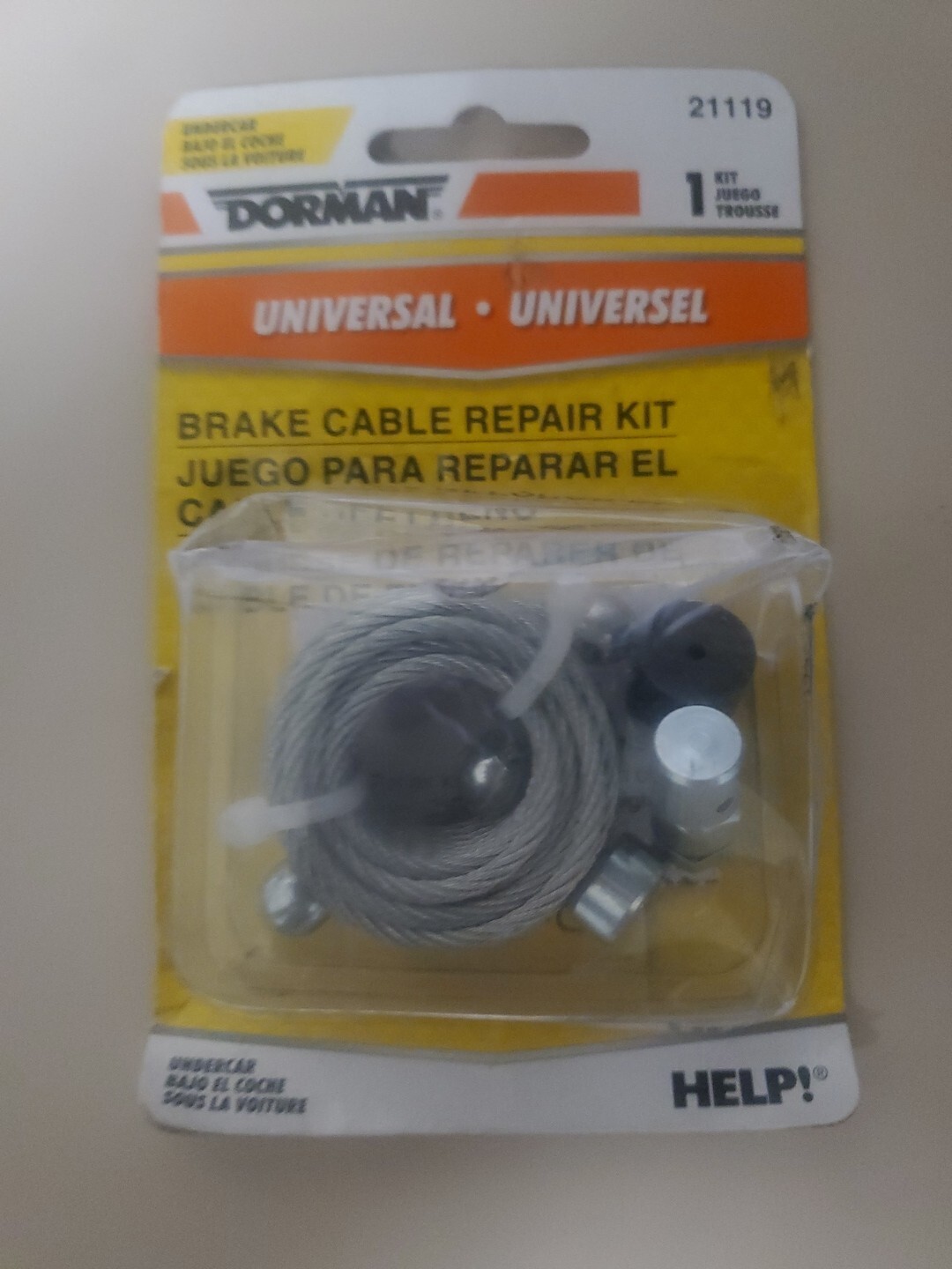 BRAND NEW UNOPENED Dorman 21119 Brake Cable Repair Kit With Cable Stop ...
