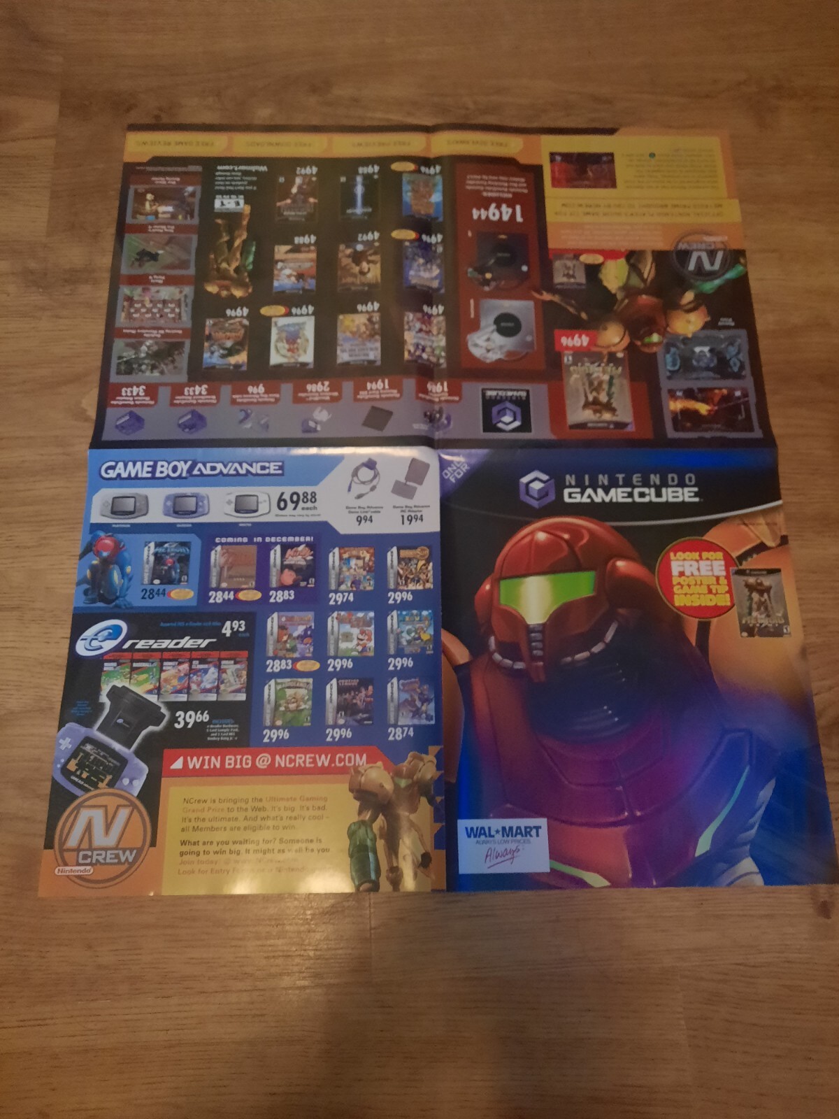 Metroid Prime Nintendo Gamecube Wal-Mart Promotional Ad Deal Flyer ...