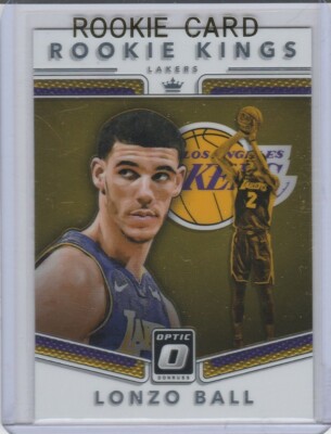 LONZO BALL ROOKIE CARD 2017/18 Donruss OPTIC BASKETBALL RC Lakers ...
