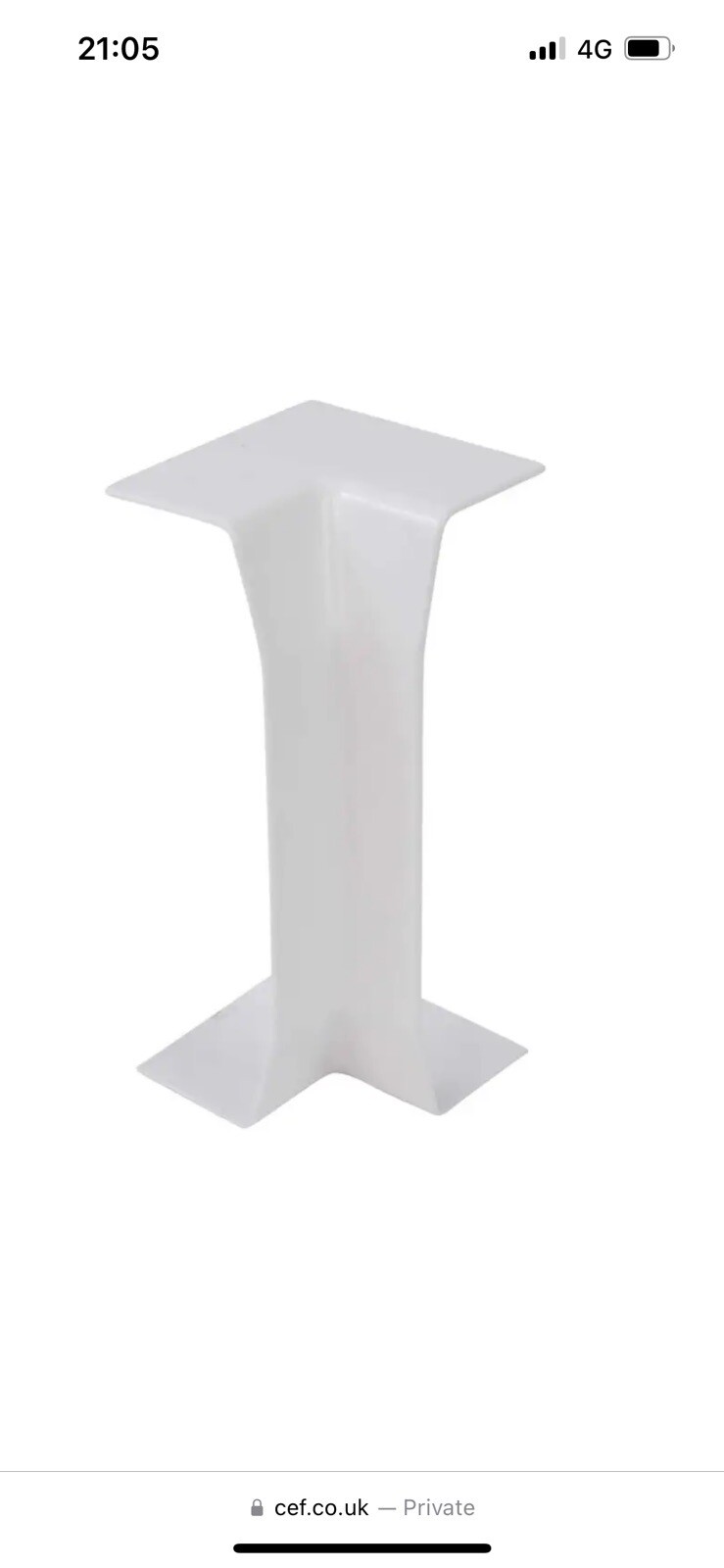 Marco Apollo Dado Internal Angle for MTD3 Trunking 3 Compartment 170 x ...