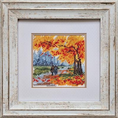 Counted Cross Stitch Kit Autumn DIY Unprinted canvas | eBay