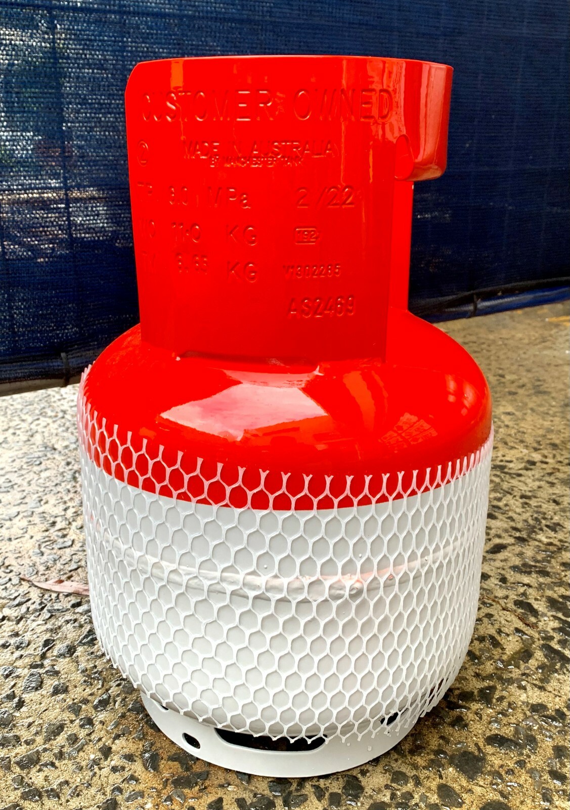 EMPTY REFRIGERANT CYLINDER GAS BOTTLE TANKS 10KG X 2 + 3 ADAPTORS 1/4 ...