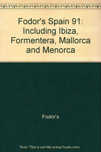 FODOR-SPAIN'91 By Fodor's 9780679019688| eBay