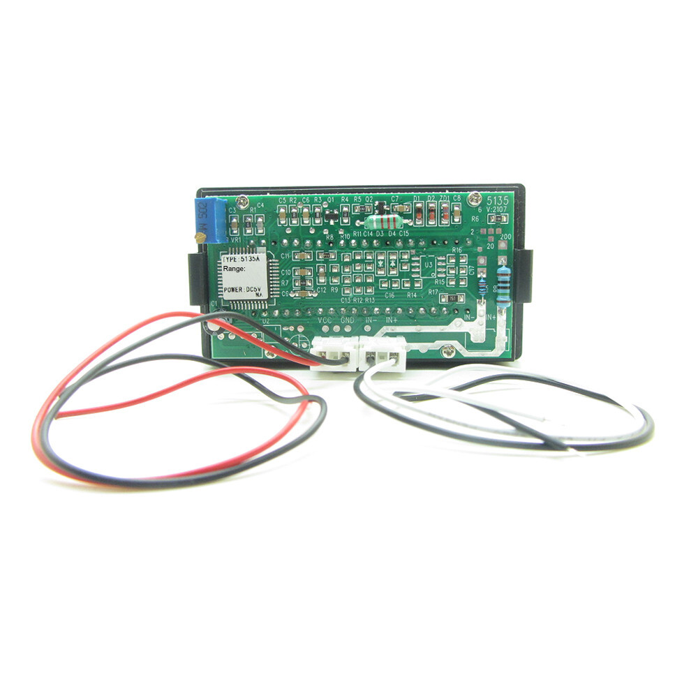 DC 200mA Red LED Digital AMP Ammeter Panel Digit Current Meter 0-200mA ...