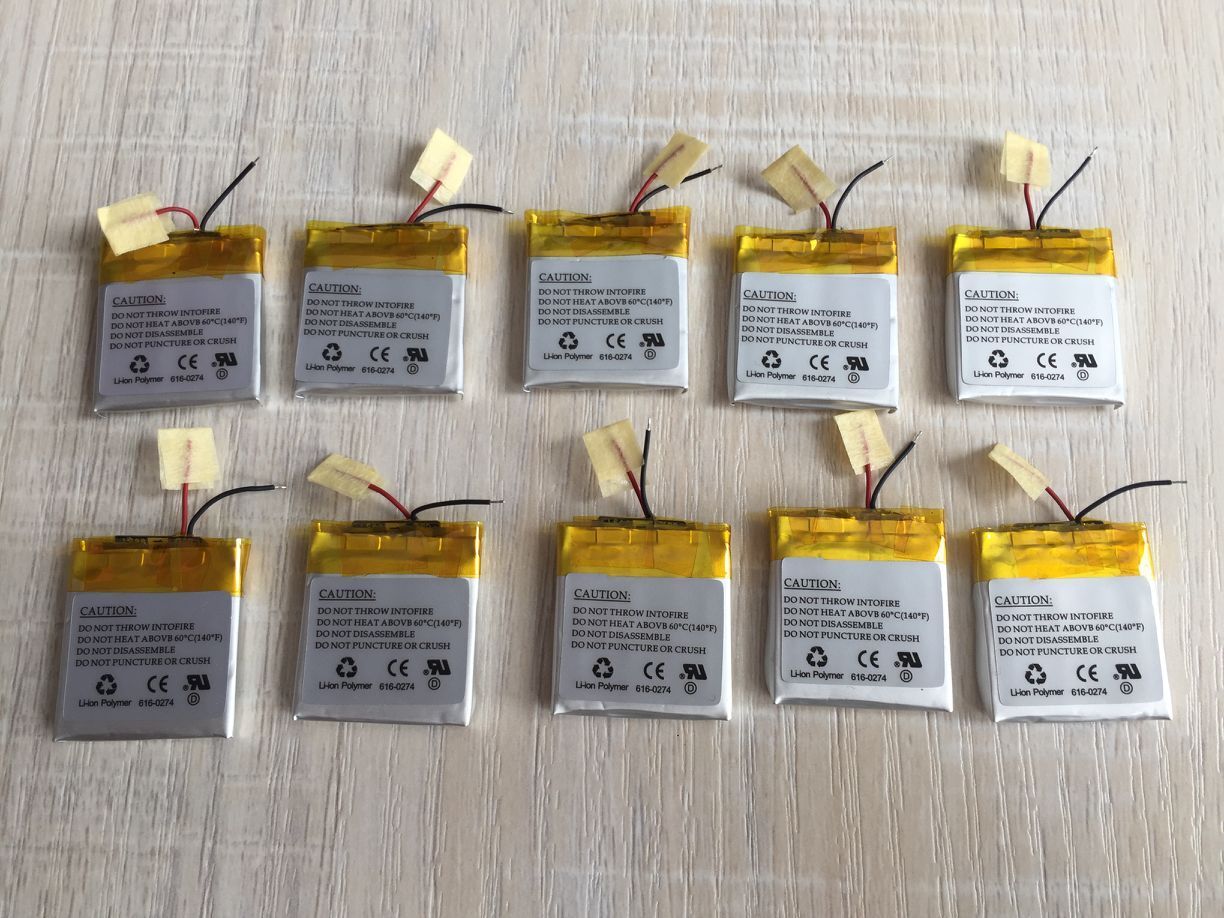 10X Battery For Apple iPOD Shuffle G2 1GB,iPOD Shuffle G3 616-0274,616 ...