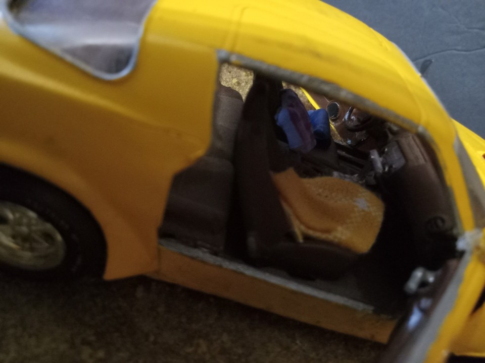 Creepshow 2 The Raft Camaro Diorama 1:25 Scale Built Fujimi Model Kit ...