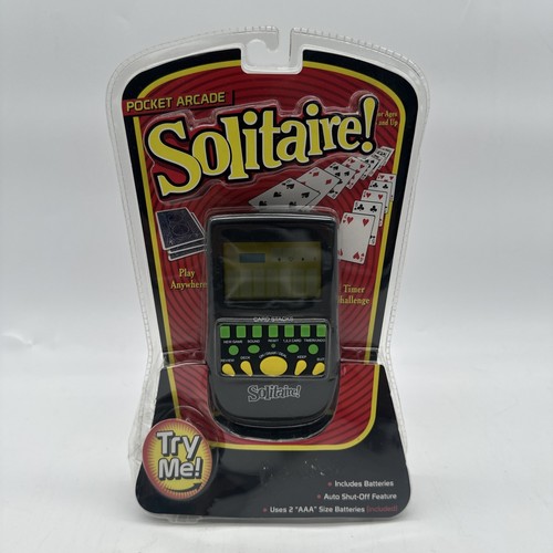 NEW/SEALED Westminster Pocket Arcade Solitaire Electronic Hand Held ...